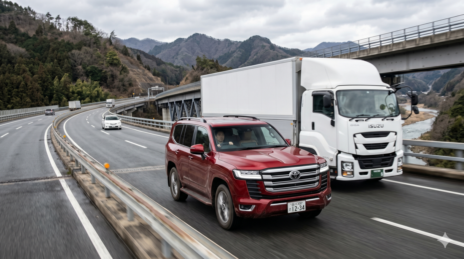 ランドクルーザーは高速道路で風の影響を感じやすい？橋・山道・追い越し時の注意点 | Luxury Drive Journal